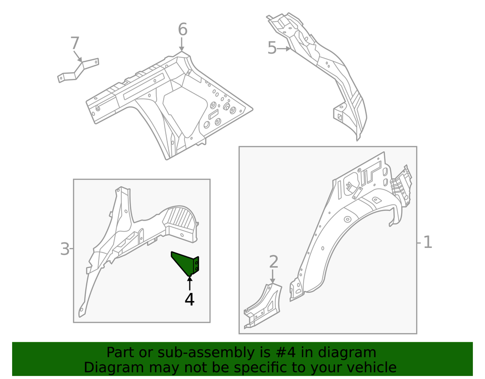 Genuine Nissan Extension Panel 76759-6RR0A | eBay