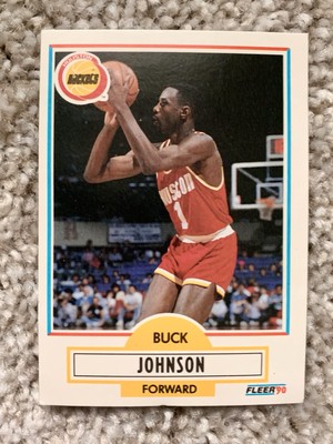 Buck Johnson Rockets 1990-91 Fleer #71 | eBay