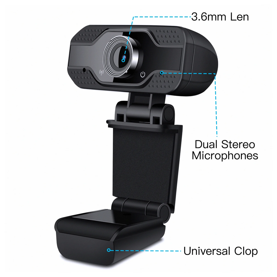 1080P HD Webcam Auto Focusing Web Camera For PC Laptop Desktop With ...