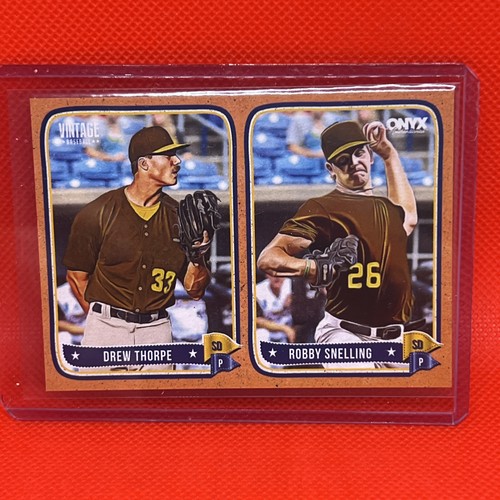 Onyx Vintage Robby Snelling Drew Thorpe Dual Prospect /75 Orange ...