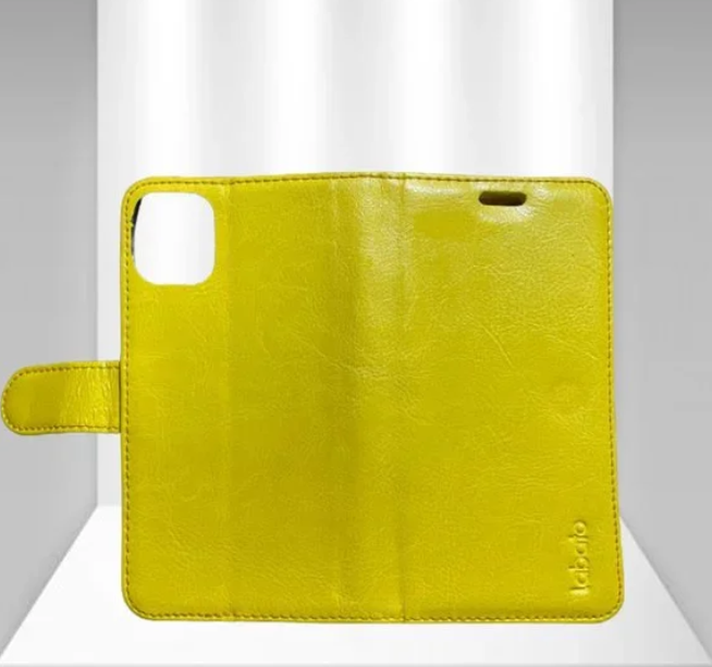 Vintage Labato Wallet Yellow Leather Case With Card Holder For Iphone 6 ...