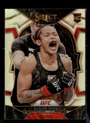 2023 SELECT UFC SILVER HOLO CONCOURSE ROOKIE KARINE SILVA | eBay