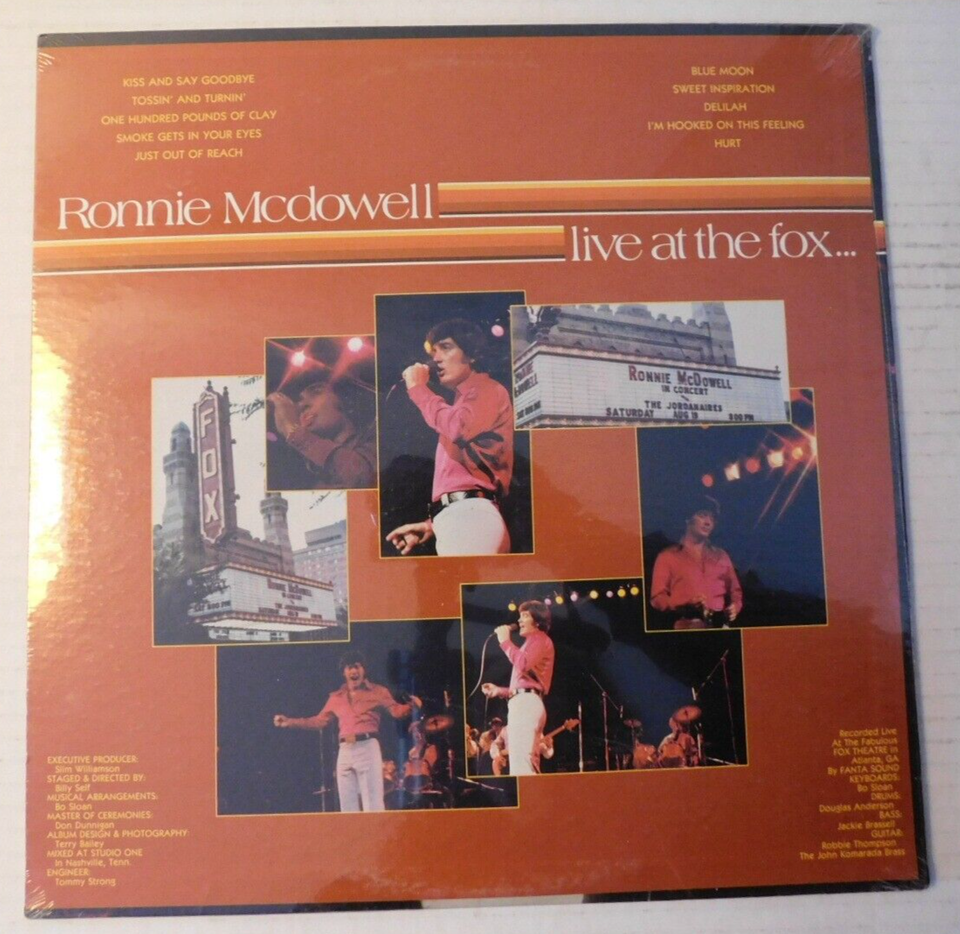SEALED LP Ronnie Mcdowell Live at the Fox (Atlanta) Scorpion SCS 0010 ...
