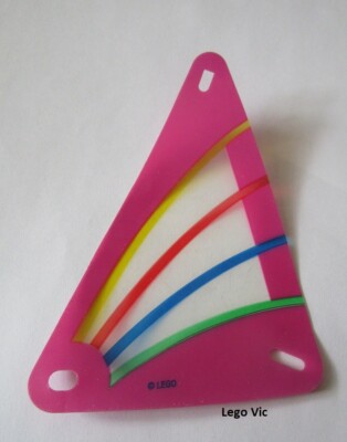 Lego x772px3 Plastic Triangle 9x15 Pink Belville Windsurf du 5847 5844 ...