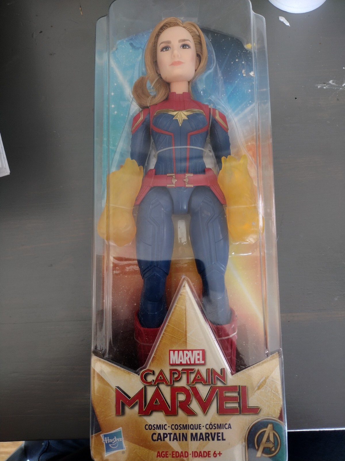 Marvel Captain Marvel Movie Cosmic Captain Marvel Super Hero Doll NEW ...