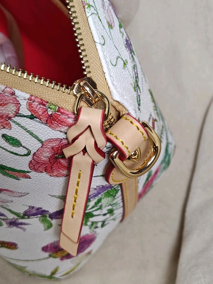 Dooney & Bourke Botanical Collection Geena Satchel Top Handle Crossbody ...