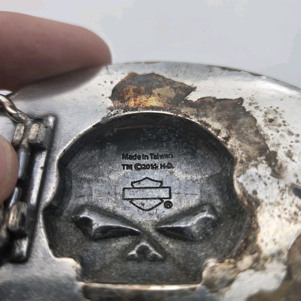 Immunity Skull Harley Davidson Motorcycles Belt Buckle Biker Gang Rider ...