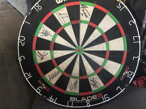 Signed Dartboard Luke Littler Luke Humphries Phil Taylor And More | eBay UK