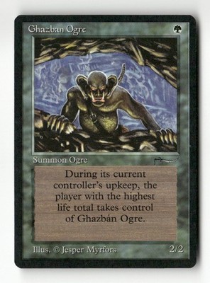 Ghazban Ogre Arabian Nights # Magic the Gathering | eBay