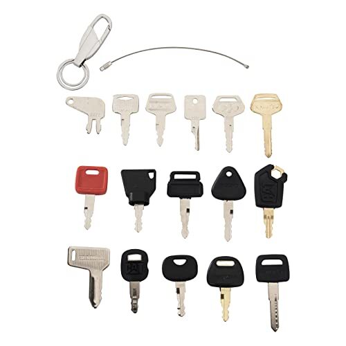 16 Keys Heavy Equipment Construction Key Blanks Set Construction ...