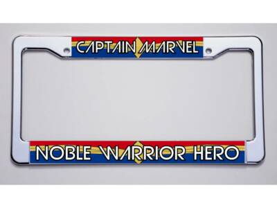 CAPTAIN MARVEL FAN? " CAPTAIN MARVEL/NOBLE WARRIOR HERO" LICENSE PLATE ...