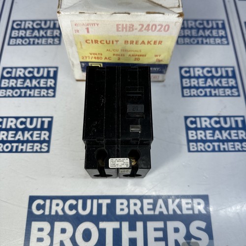 Square D EHB24020 2 Pole 20 Amp 480Y/277 Vac Circuit Breaker for sale ...