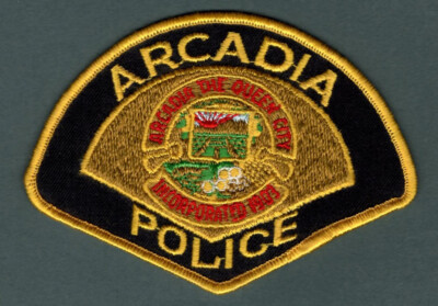 Arcadia California Police Patch *Queen City* | eBay