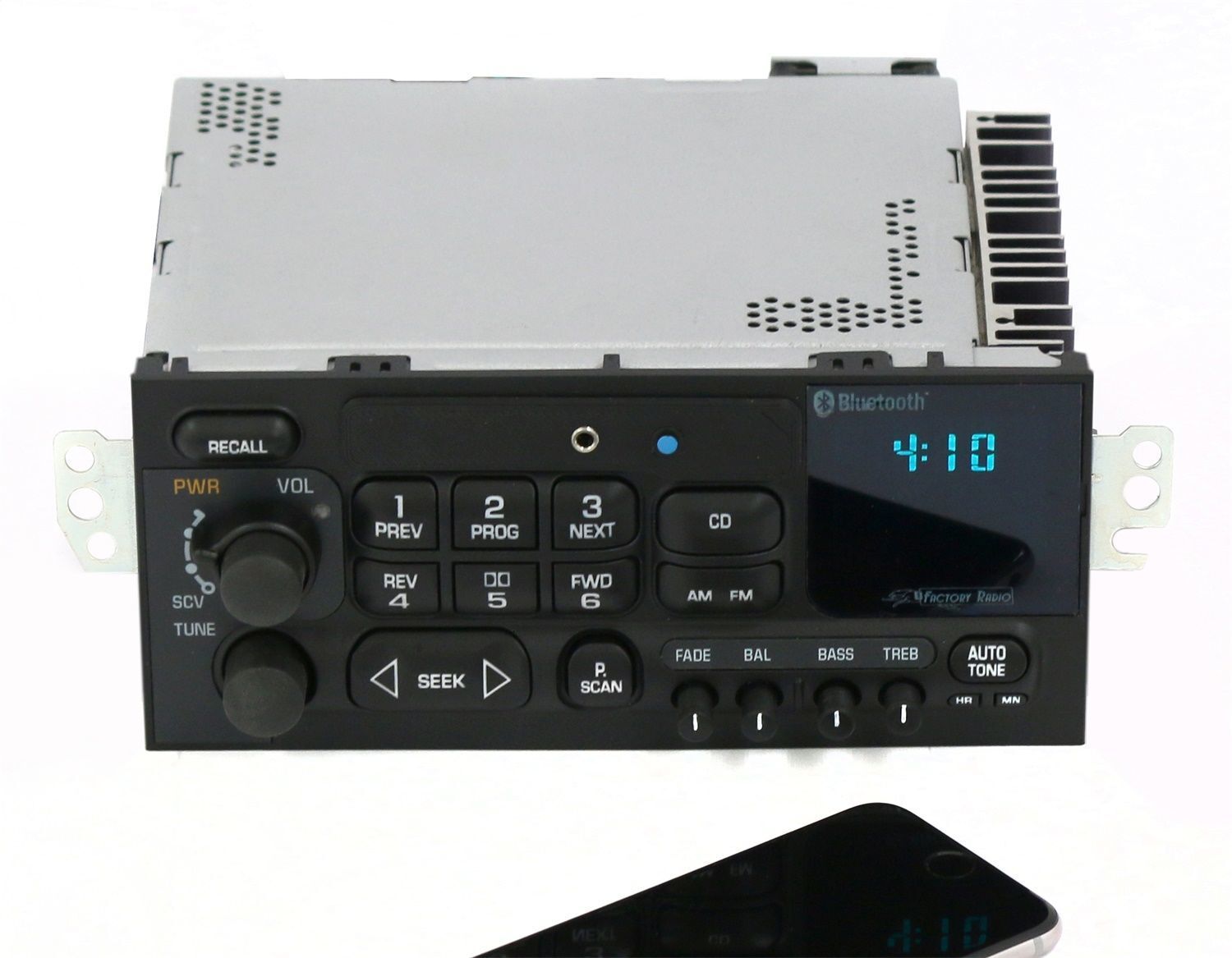 Radio Control Unit-Am/fm Radio 1 FACTORY RADIO 638-01182-CS-A-BT Reman ...