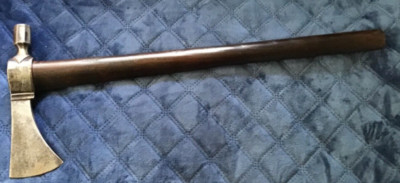 Old NATIVE AMERICAN AUTHENTIC Early ANTIQUE TOMAHAWK Pipe Head Un ...