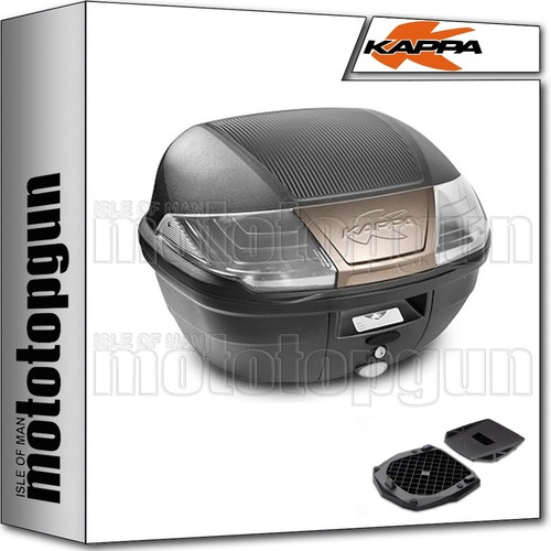 KAPPA PANNIERS K400NT + CARRIER TECH PIAGGIO BEVERLY 125 300 350 IE ...