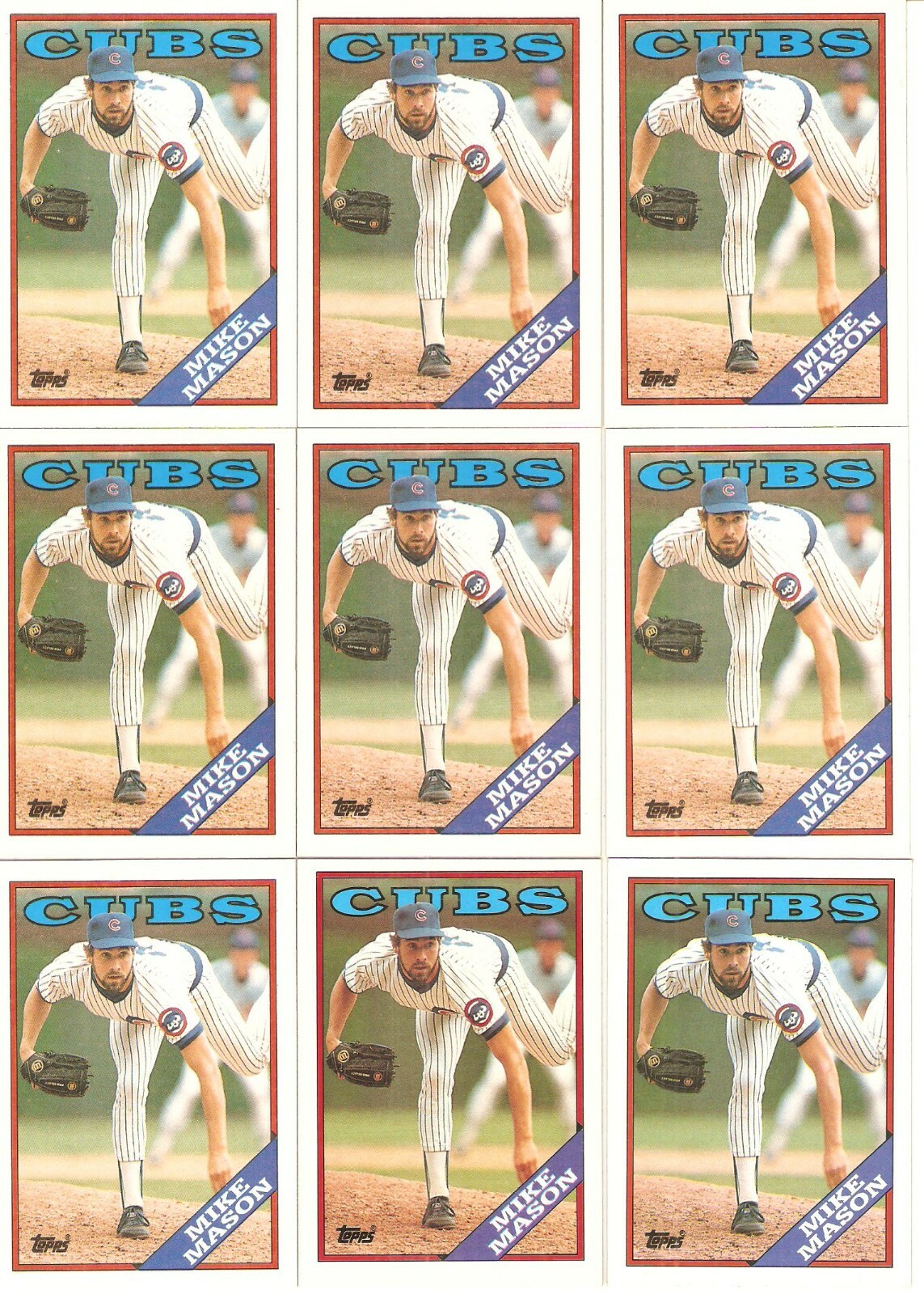 18 CARD MIKE MASON BASEBALL CARD LOT 192 | eBay