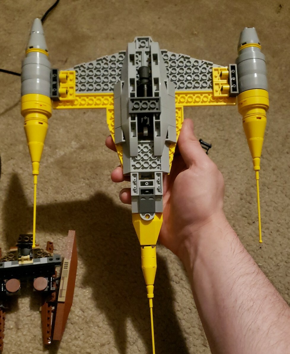 Lego 7660 Star Wars Naboo N-1 Starfighter and Vulture Droid Set SEE ...