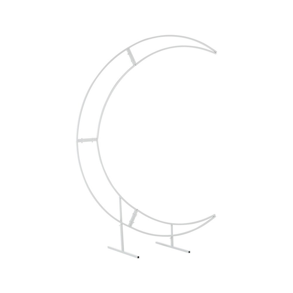 Large Half Moon Gate Arch Frame Flower Balloon Stand Wedding Party Prop ...