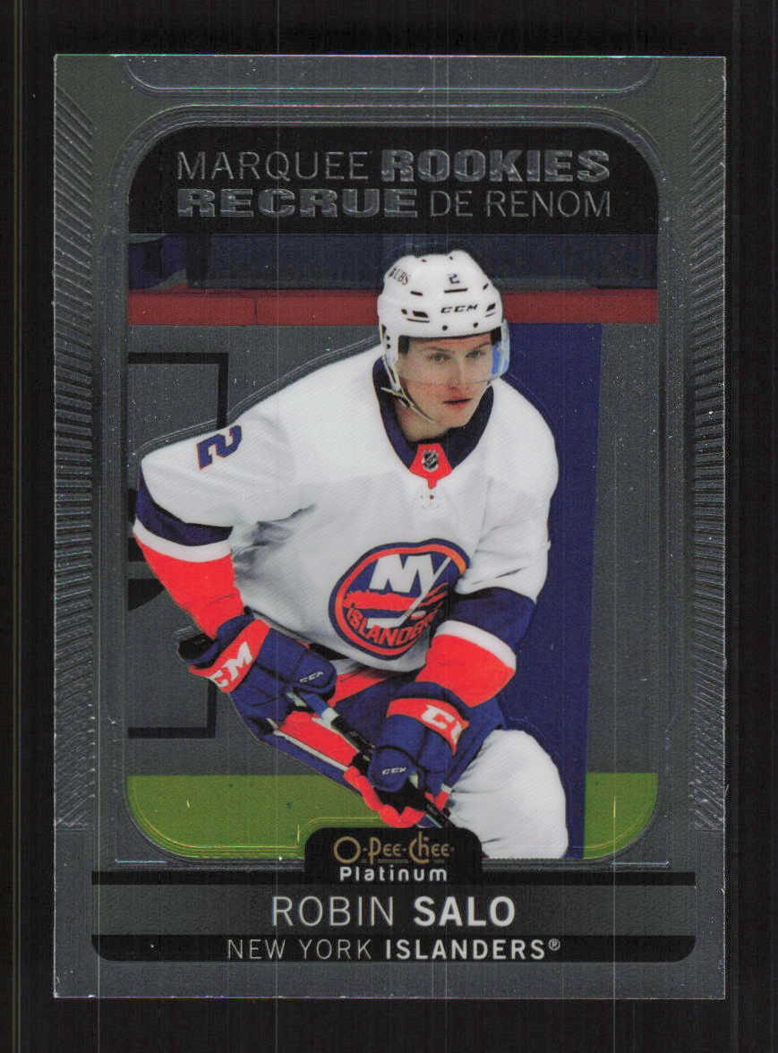 Robin Salo RC 2021 O-Pee-Chee Platinum Marquee Rookies New York ...