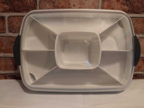 Pampered Chef Chillzane Cool Server Chill Egg Tray + Divider Trays ...