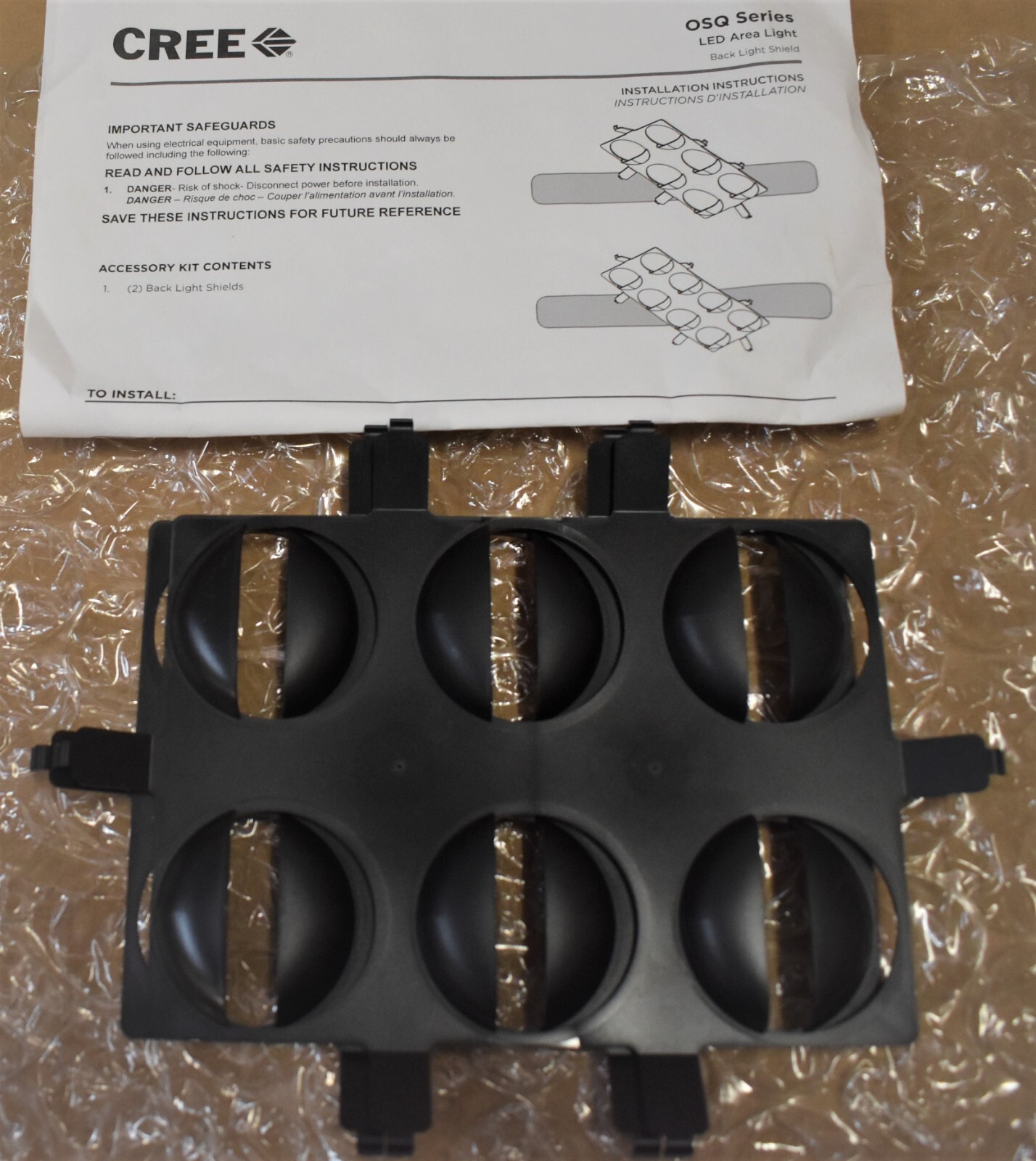 Cree Area Lighting Backlight Shield | eBay