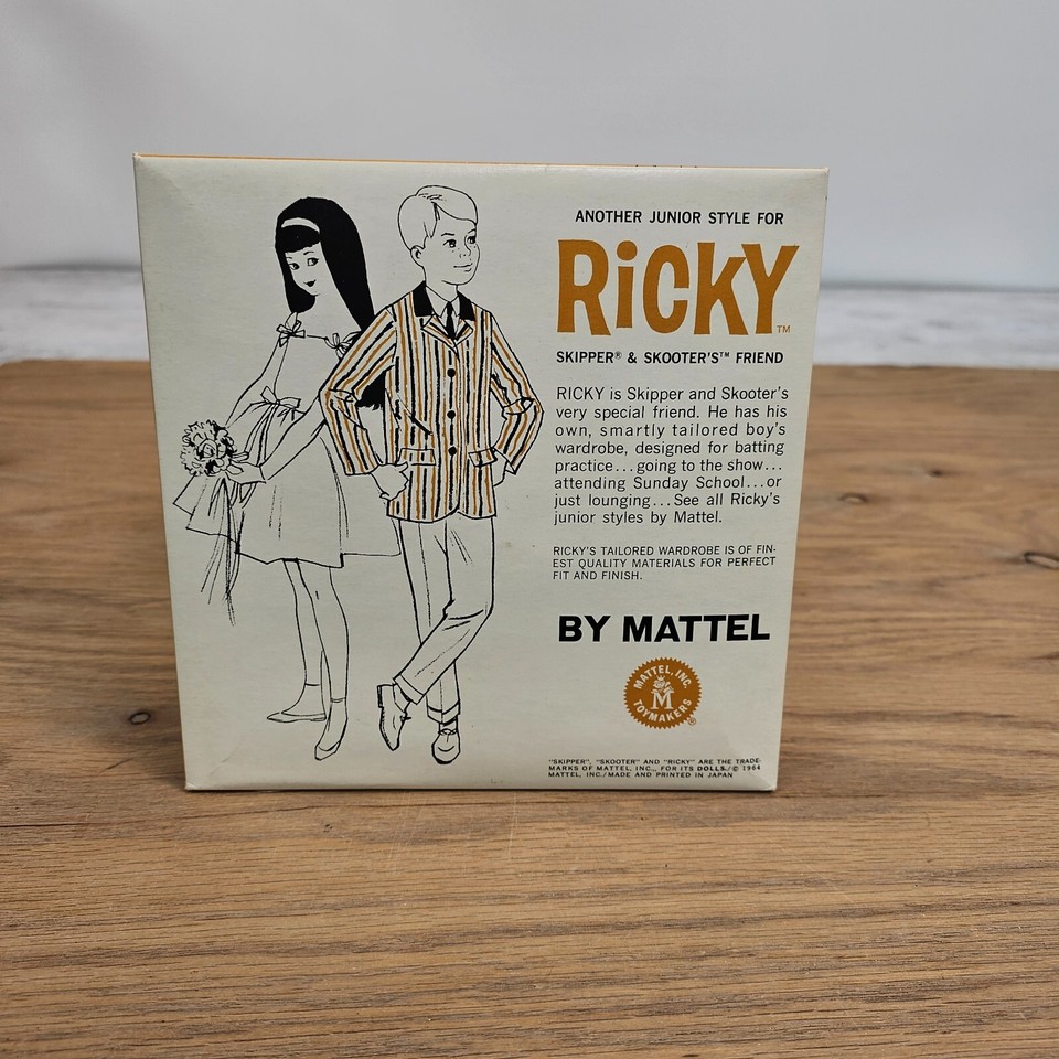 Vintage Barbie Ricky Doll "Sunday Suit" #1503 Outfit Set 1965 Box 1960s ...