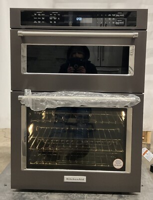 KitchenAid KOEC530PBS 30" Wall Oven Combination BLACK STAINLESS STEEL ...