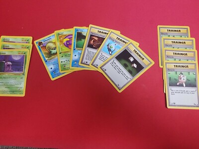 Lot of 13: Fossil 1st Edition Pokemon TCG Cards - Lot #32 | eBay