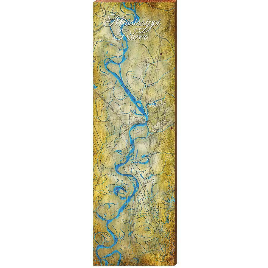The Mississippi River Topographic Map | eBay