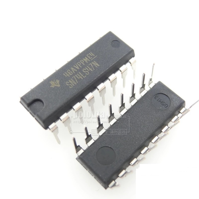 10PCS SN74LS47N 74LS47 IC BCD-7 SEG DECODER/DRVR 16-DIP NEW | eBay