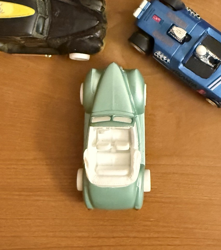 Custom Tyco HO ‘40 Ford Convertible Met. Mint Green Slot Car on HP7 ...