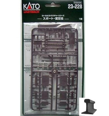 Kato N Scale ~ New 2024 ~ UniTrack Transformer Pole Column Pillar Kit ...