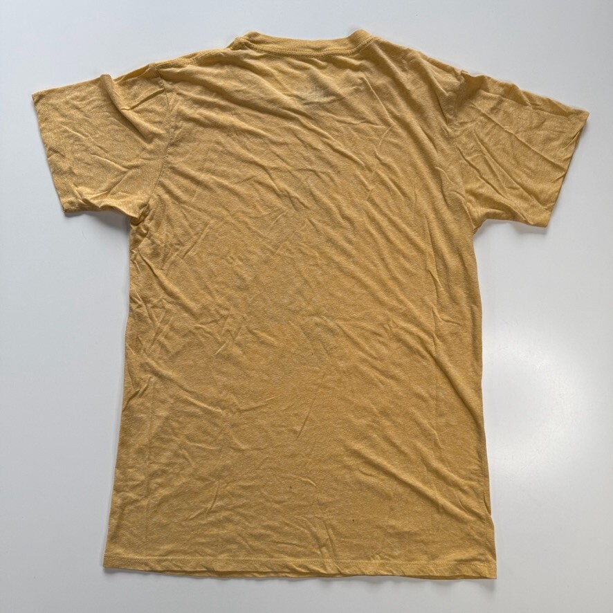 SOLID THREADS Teen Wolf Basketball T-Shirt Medium Yellow 80s Movie ...