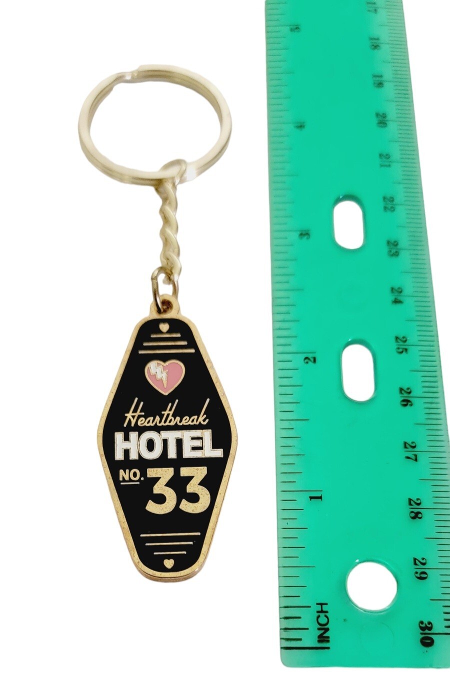 Heartbreak Hotel No 33 Keychain Elvis Presley Metal Souvenir Room Key ...