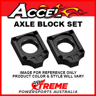 Accel 87.AB-01 HONDA CR125 2000-2008 RED MX AXLE BLOCkS | eBay