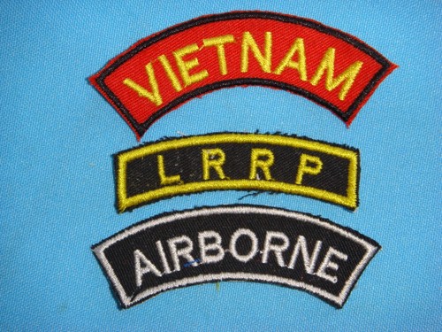 NAM WAR 3 TAB PATCHES VIETNAM - LRRP-AIRBORNE | eBay
