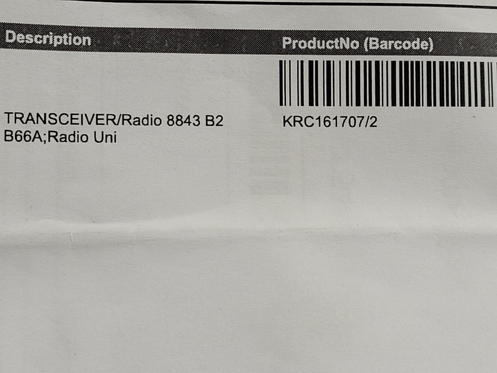 Ericsson KRC 161 707/2 Remote Radio Head R1c 8843 B2 B66a. for sale ...