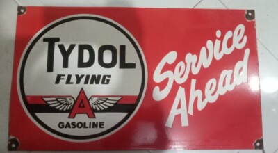 Tydol Flying: Advertising Porcelain Enamel Metal Sign 24 x 14 inch | eBay