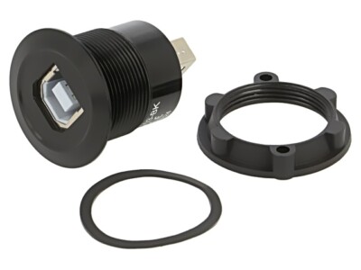 USB-03-BK adapter for front panels, rear screw cap ONPOW | eBay.de