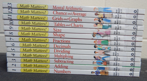 Math Matters 13 Volume Set Knapp, Brian Homeschool 3rd 4th 5th Grade ...