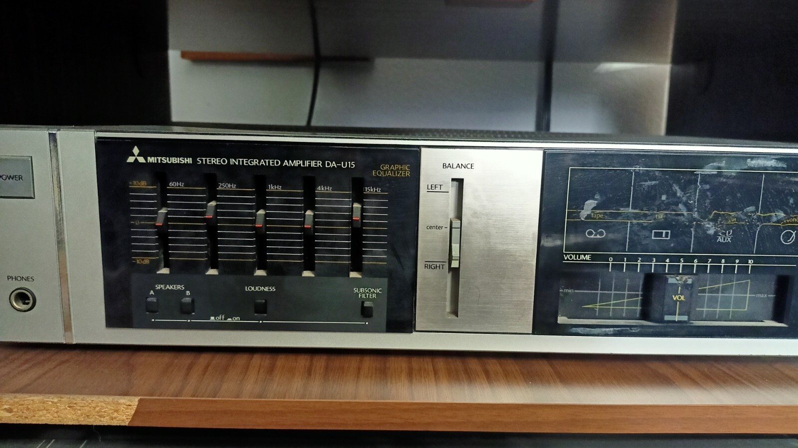 RARE Vintage Mitsubishi 1990 Stereo Hifi DA-U15 | eBay