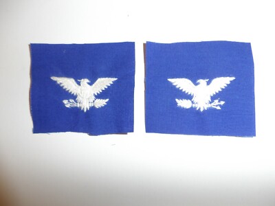 e3996p Vietnam US Air Force Colonel Rank Blue Flight Suit L&R pair ...