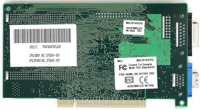 Mil2p/4/cpq - 4mb pci video card, 708-01 rev.a, 270243-001, 270242-001 ...