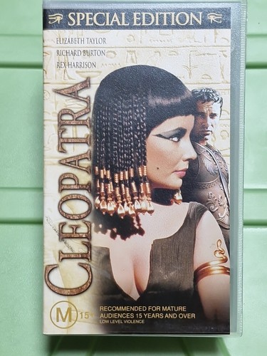 Cleopatra Vhs 2001 Box Set Elizabeth Taylor, Richard Burton, Watched ...