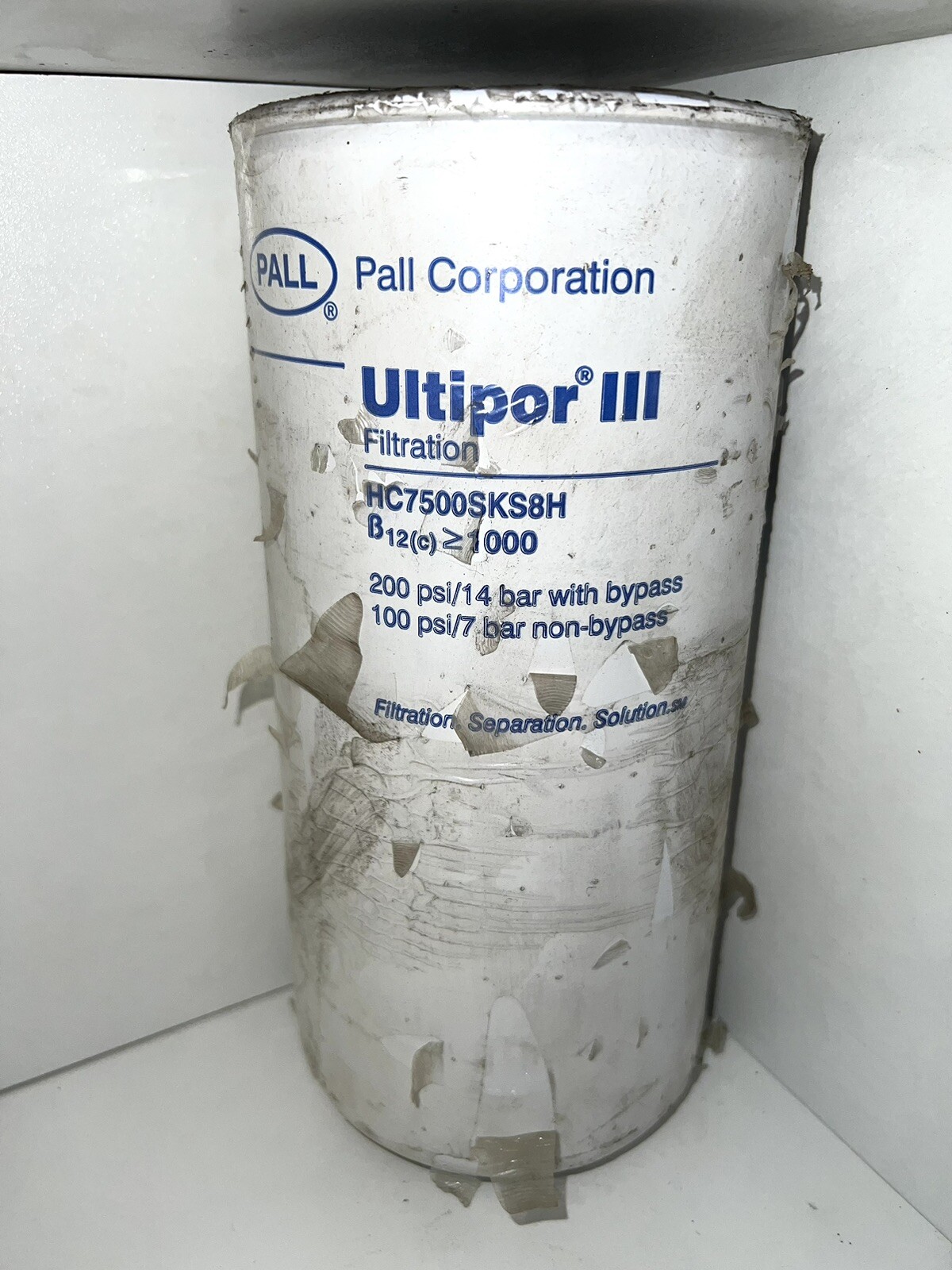 Pall HC7500SKS8H Ultipor III 200psi Hydraulic Filter D239896 for sale ...