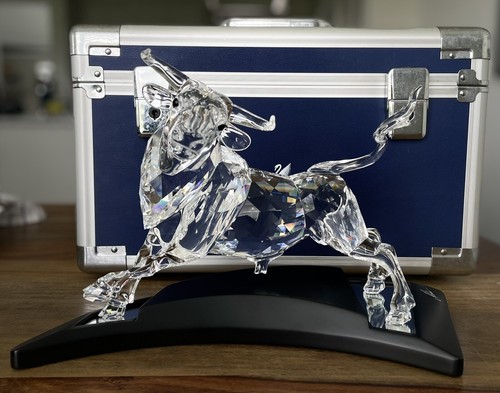 Swarovski Crystal Large Bull Figurine 2004 Limited Edition # 01,315/ ...