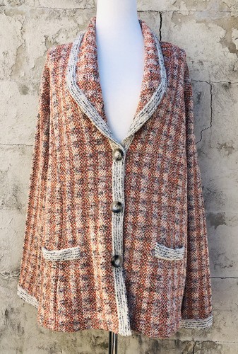 Pendleton PLUS Sz 1X Button Up Cottagcore Grannycore Knit Jacket ...