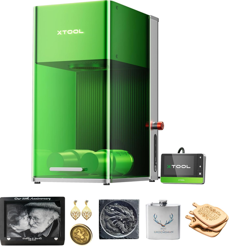 F1 Ultra 20W Fiber & Diode Dual Laser Engraver, 10000Mm/S Ultra Fast ...