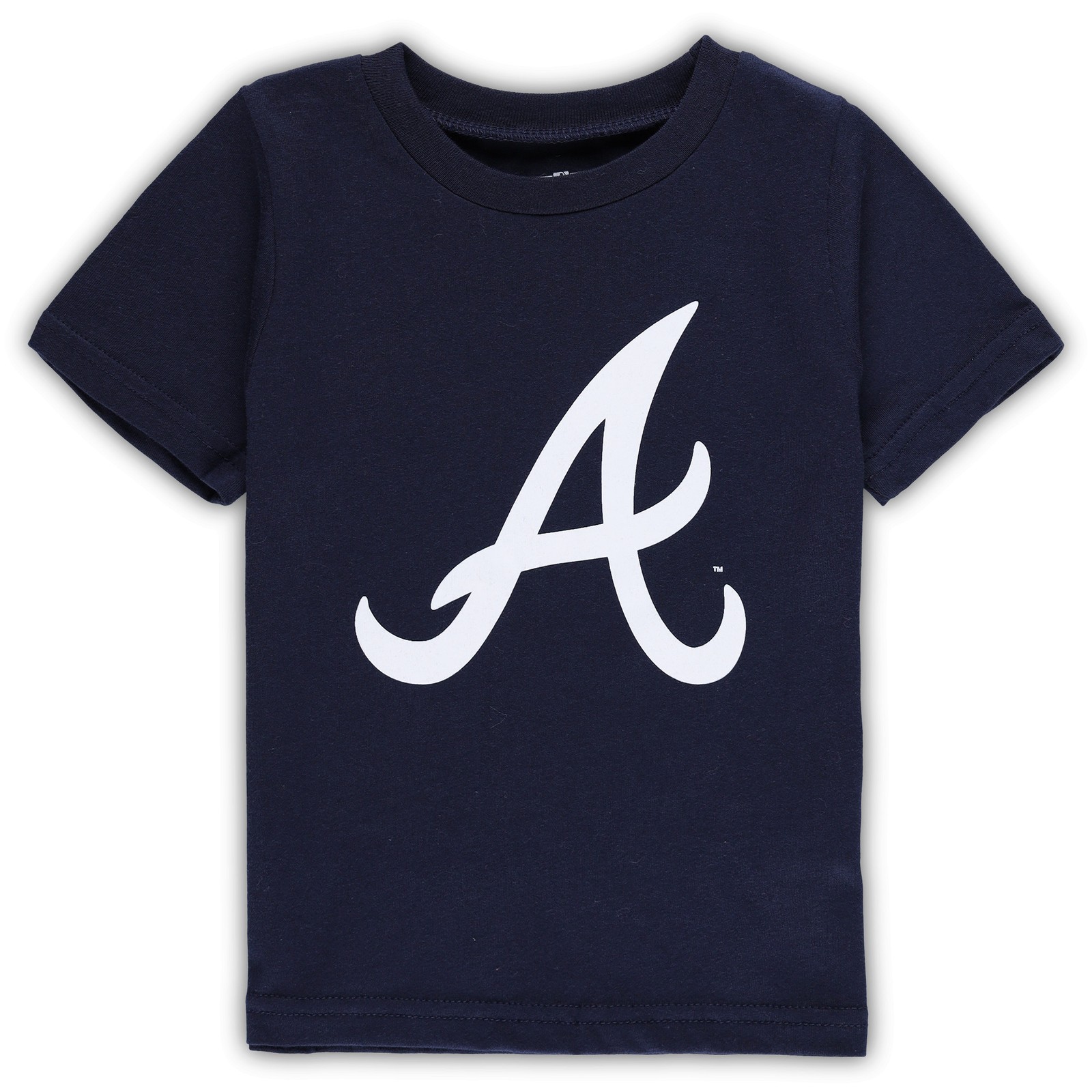 Toddler Navy Atlanta Braves Team Crew Primary Logo T-Shirt | eBay
